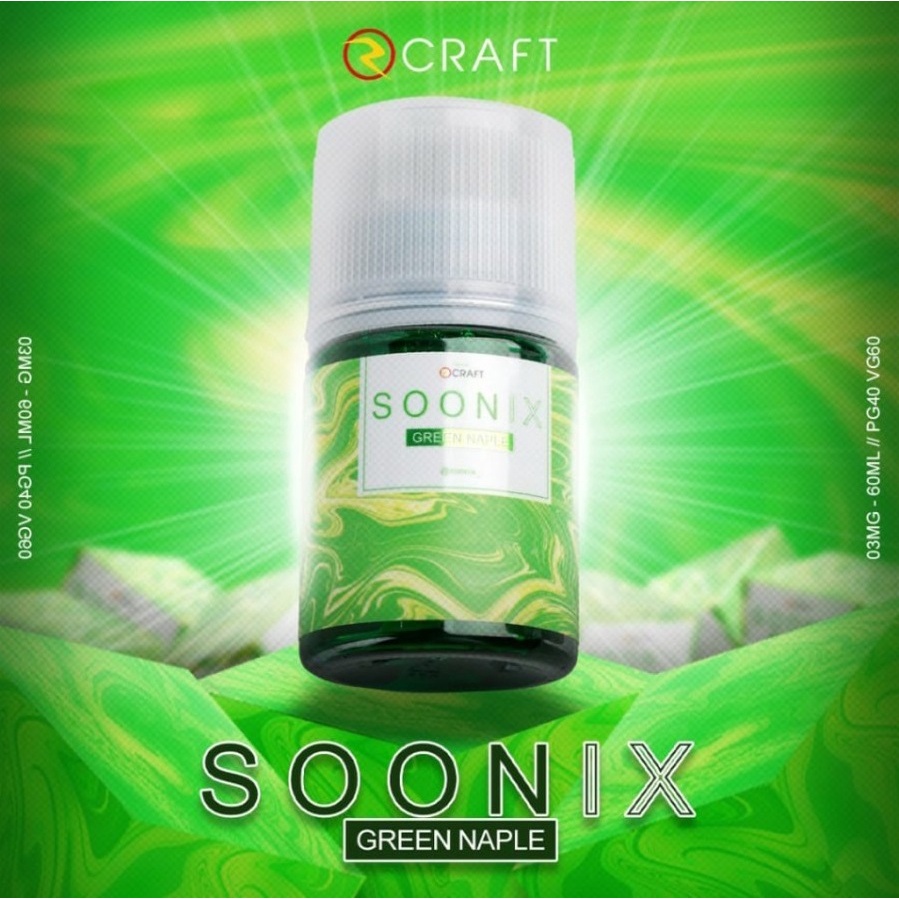 Jual Soonix V2 Green Naple 60ML by Rcraft x SuperSonix | Shopee Indonesia