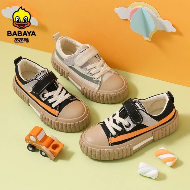 Jual RK Kids - Sepatu Sneakers Kanvas Anak anak Model Velcro Babaya ...