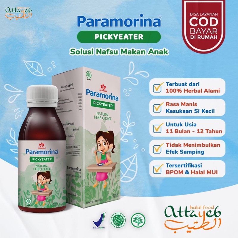 Jual Paramorina Picky Eater 100ml Madu Solusi Cacingan Tingkatkan Daya ... Jual Paramorina Picky Eater 100ml Madu Solusi Cacingan Tingkatkan Daya ...