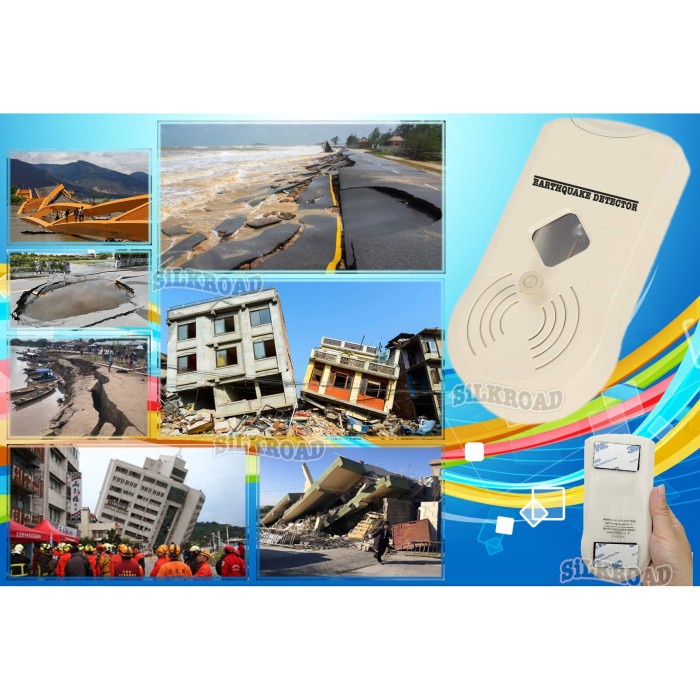 Jual alarm gempa detektor detector earth quake earthquake | Shopee ...