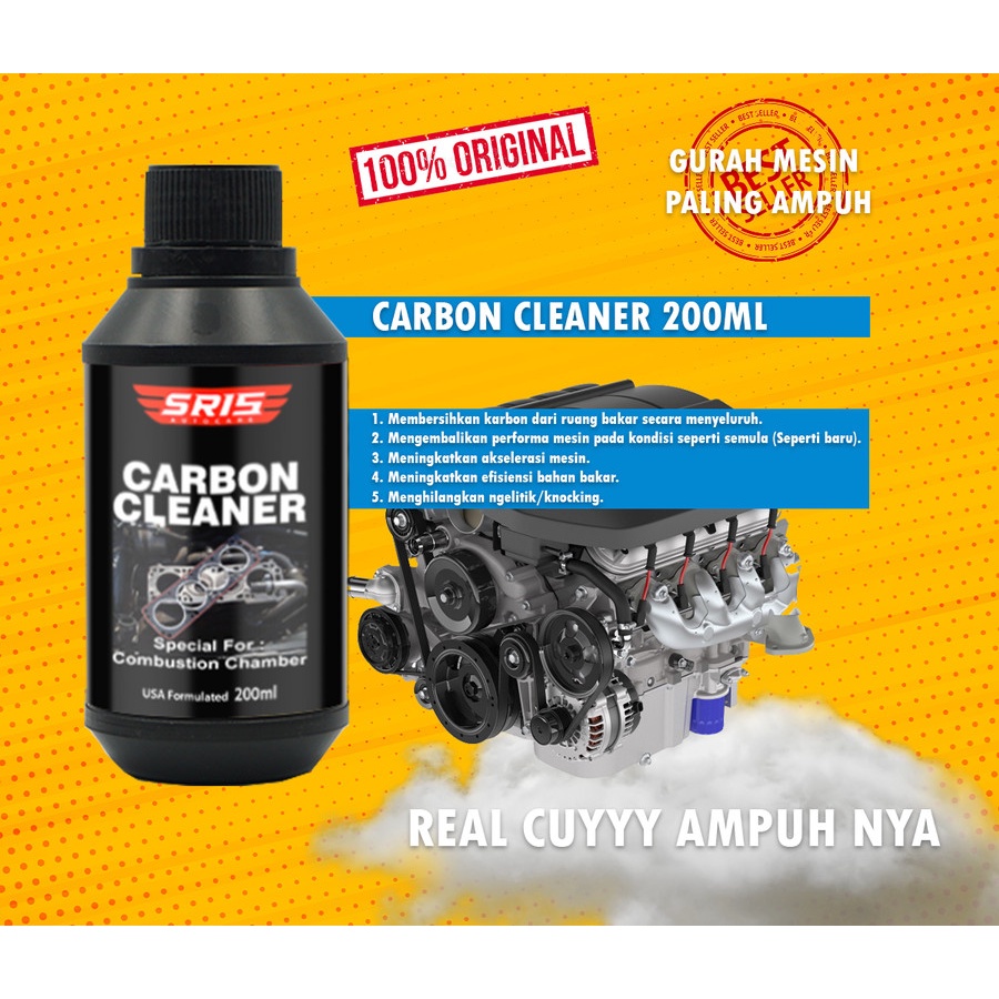 Jual Carbon Cleaner Pembersih Kerak Ruang Bakar Mesin / Cairan Gurah ...