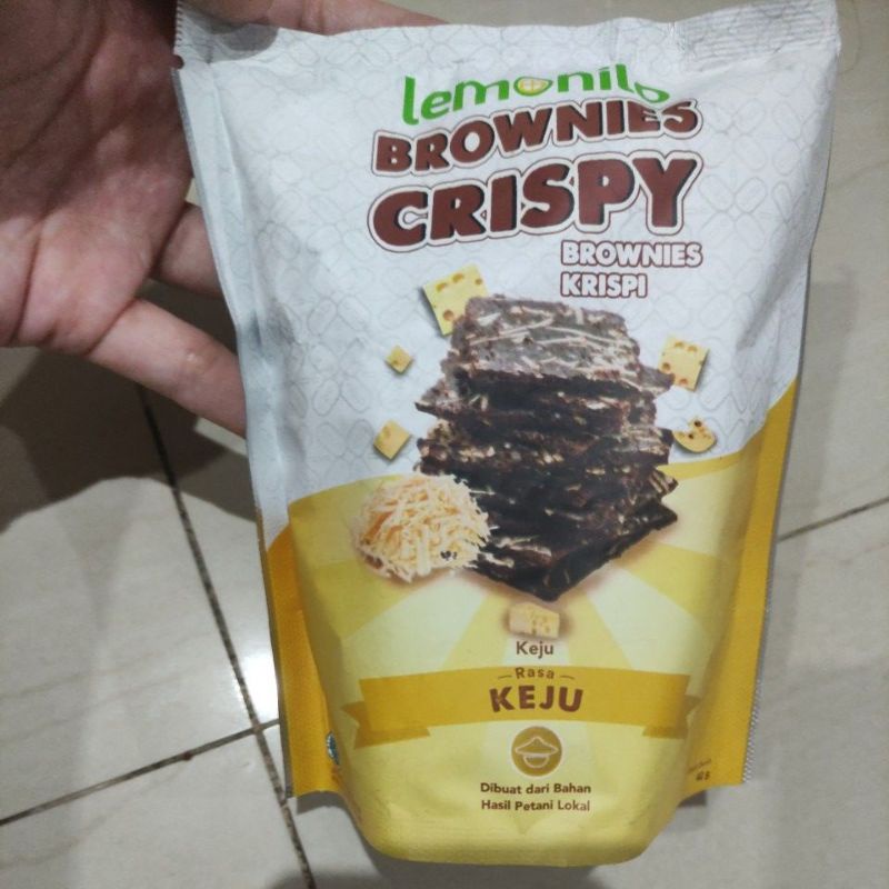 Jual LEMONILO Brownies Crispy 40g - Keju - Cemilan Diet Sehat | Shopee ...