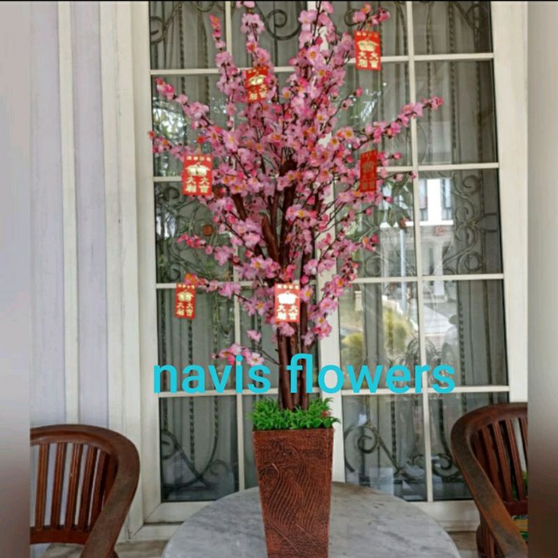 Jual pohon sakura imlek sakura plastik artificial | Shopee Indonesia