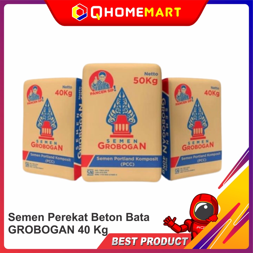Jual Semen Perekat Beton Bata GROBOGAN 40 Kg | Shopee Indonesia