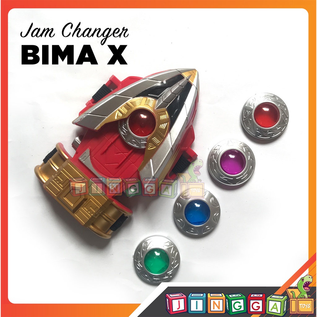 Jual BIMA X DX CHANGER JAM AKSI DENGAN POWER STONE SATRIA ROBOT GARUDA ...