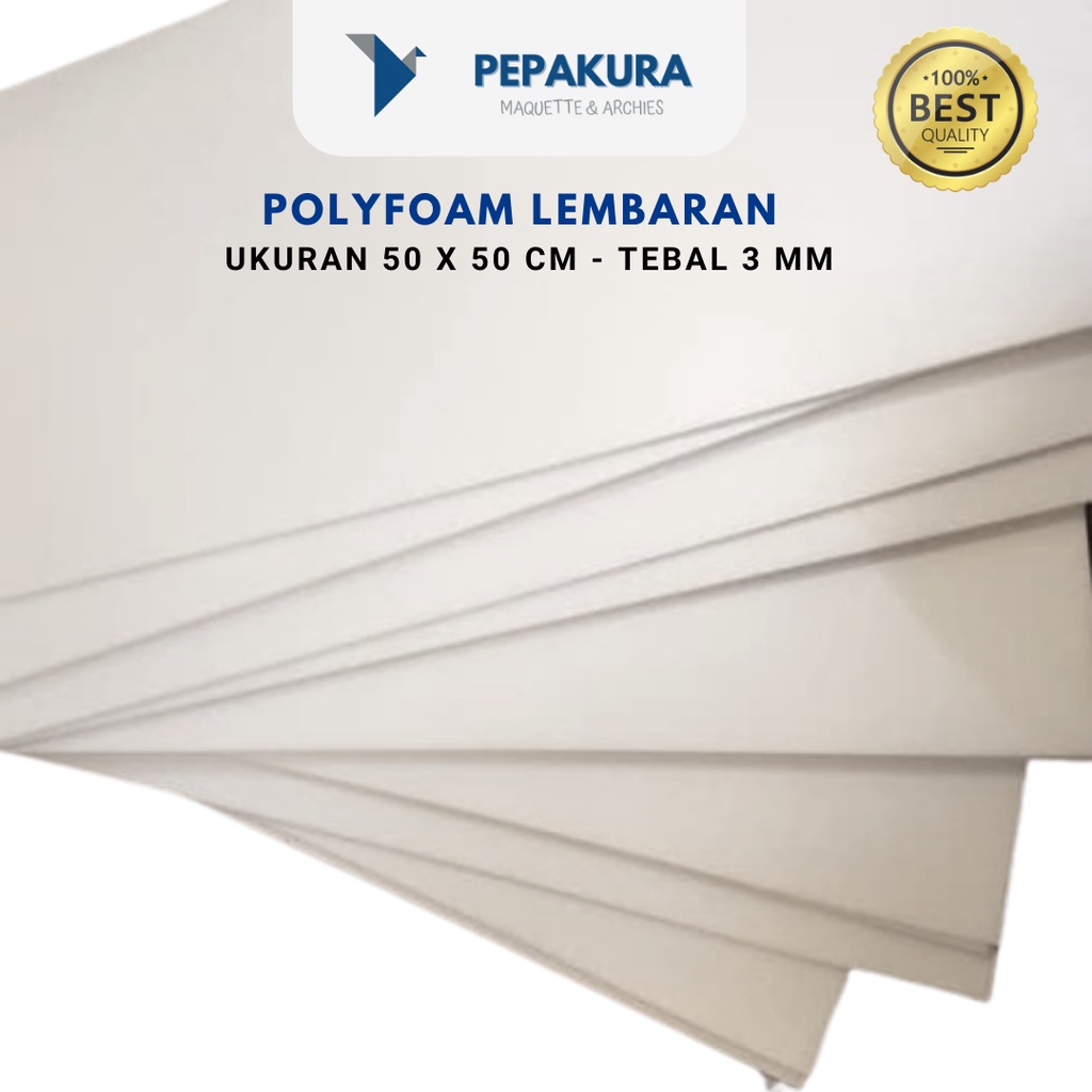 Jual [GOSEND ONLY] Polyfoam Lembaran untuk Alas Uk. 50 x 50 cm Tebal 3 ...