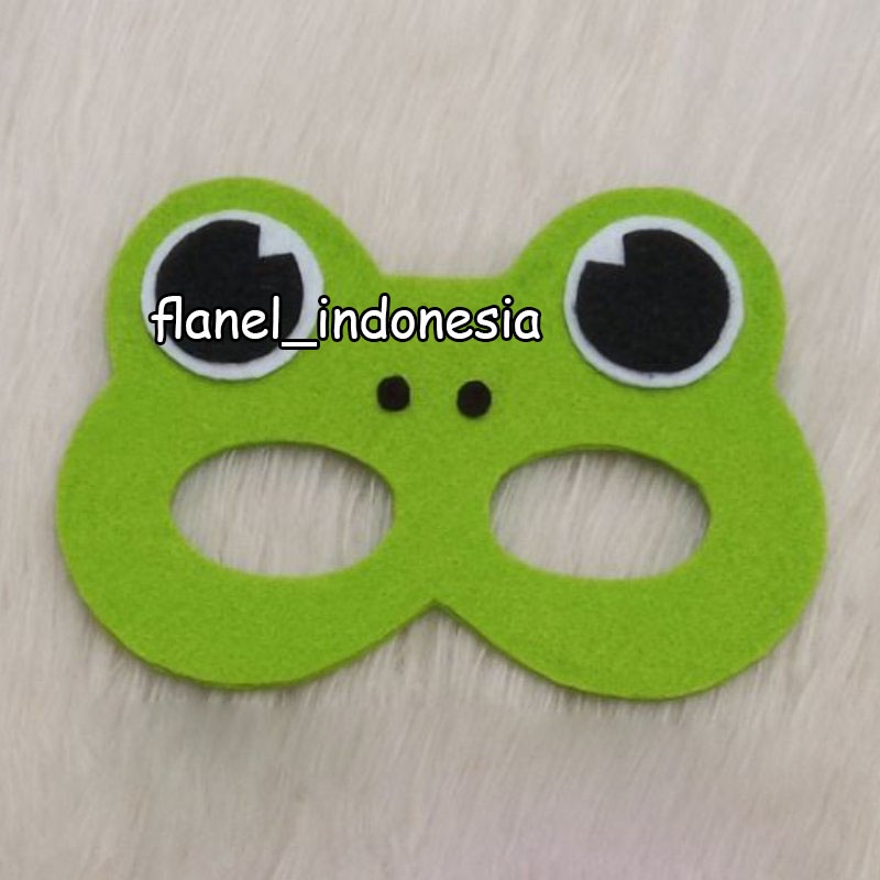 Jual Topeng Hewan Katak Topeng Bahan Flanel Premium Topeng Binatang ...