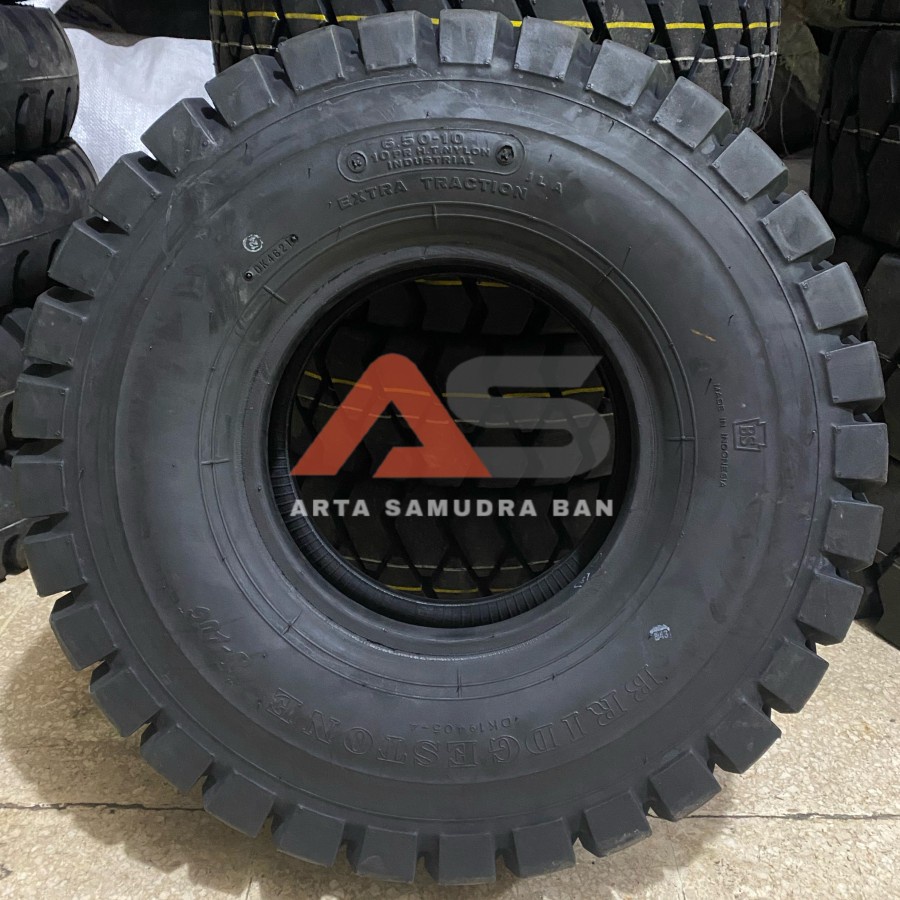 Jual Ban Forklift Hidup Bridgestone BS JL JLUG 650 6.50 - 10 10PR | Shopee Indonesia