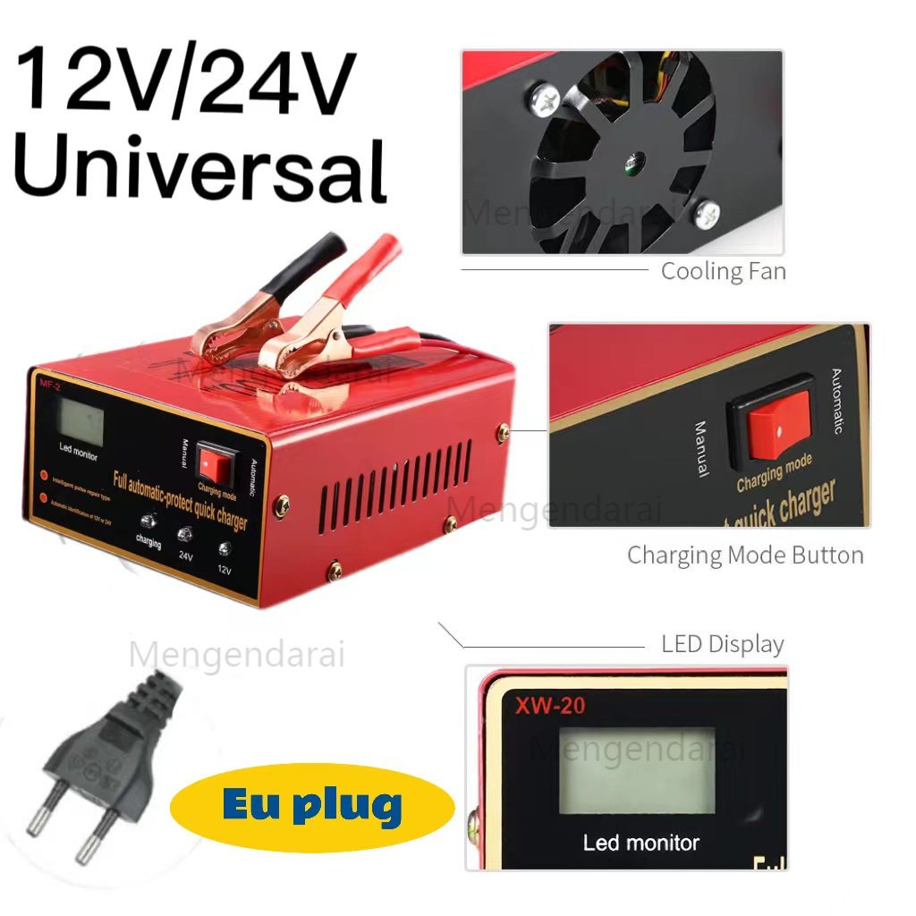 Jual Charger Aki Motor Dan Mobil Otomatis Accu Kering Dan Basah Lead ...