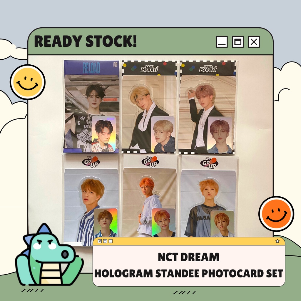 Jual [READY STOCK] NCT Dream - Reload We Boom We Go Up Hologram Standee Photocard set SEALED NEW ...