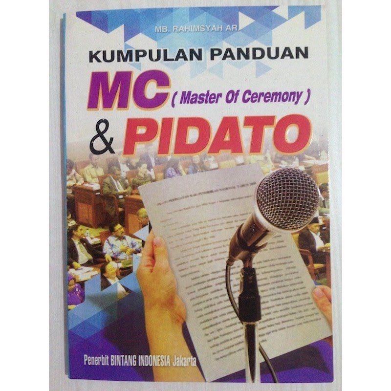 Jual Buku Kumpulan Panduan MC (Master of Ceremony) dan Pidato | Shopee Indonesia