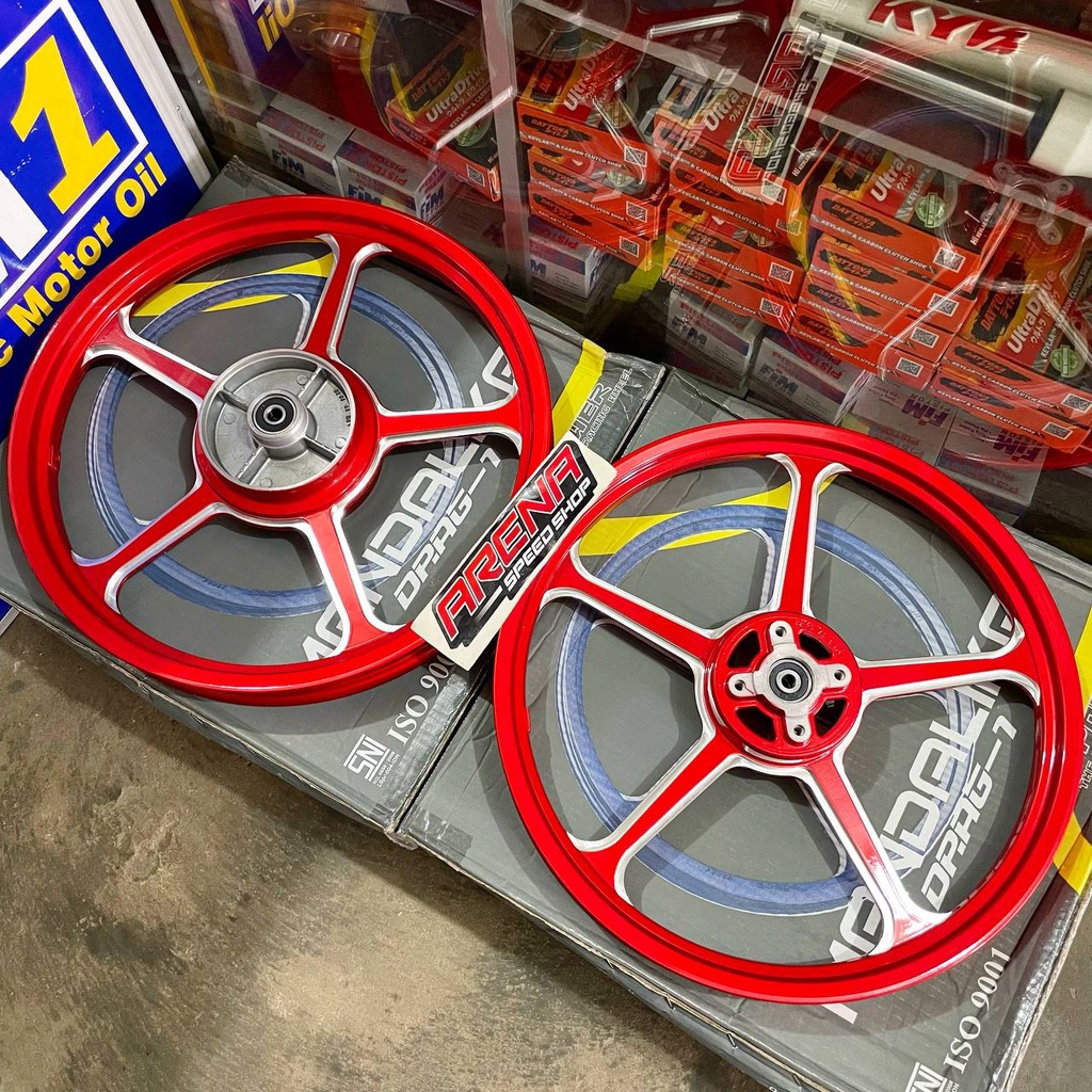 Jual Velg Power Mandalika Drag-1 Jupiter Z / FIZR Red | Shopee Indonesia