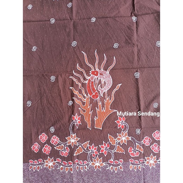 Jual Batik Tulis Lamongan motif pola bandeng lele melingkar | Shopee ...