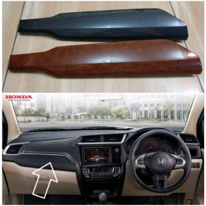 Jual Panelwood Panel Dashboard Honda (Brio, Mobilio, BRV) | Shopee ...