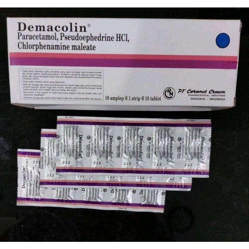 Jual DEMACOLIN Tablet (10 biji) | Shopee Indonesia