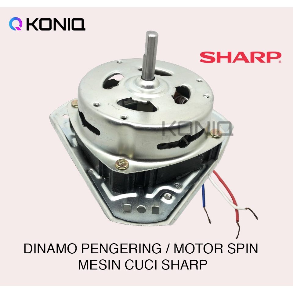 Jual DINAMO SPIN SHARP / MOTOR PENGERING MESIN CUCI AS 10 mm | Shopee Indonesia