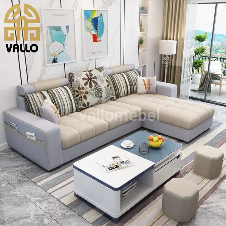 Jual Sofa Minimalis Murah Leter L / Sofa Ruang Tamu / Kursi Malas ...