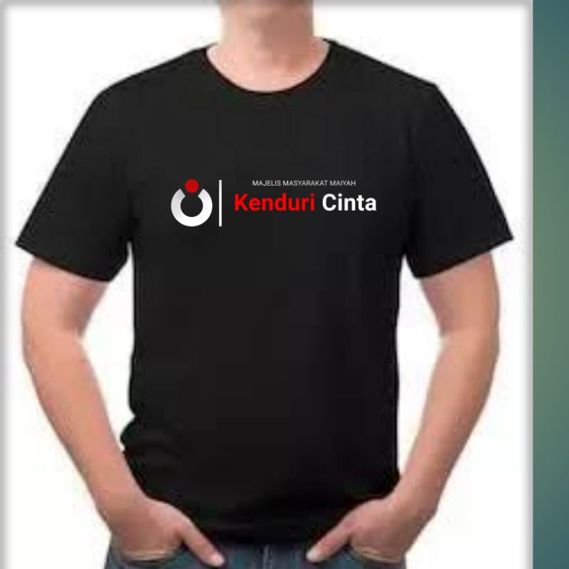 Jual HK Apparel kaos edisi kenduri cinta katun combed | Shopee Indonesia
