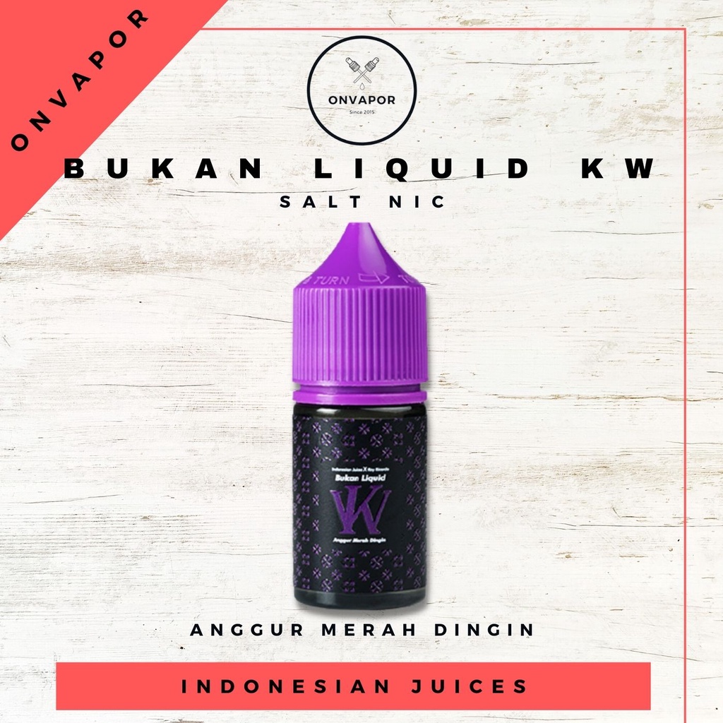 Jual Bukan Liquid KW Salt Nicotine Salt Nic OVP | Shopee Indonesia