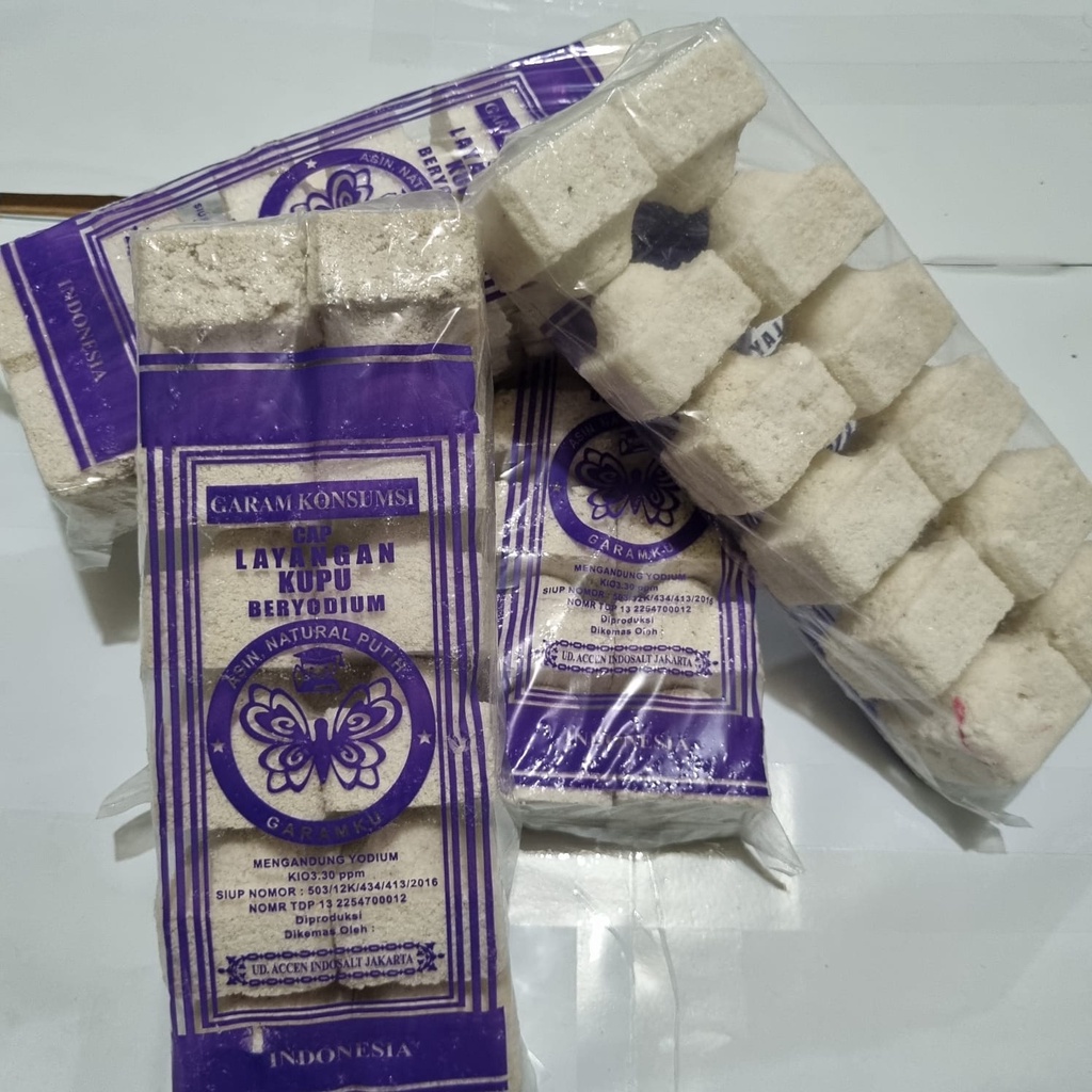 Jual Garam Bata Balok Bricket Beryodium Kualitas Garam Import harga ...
