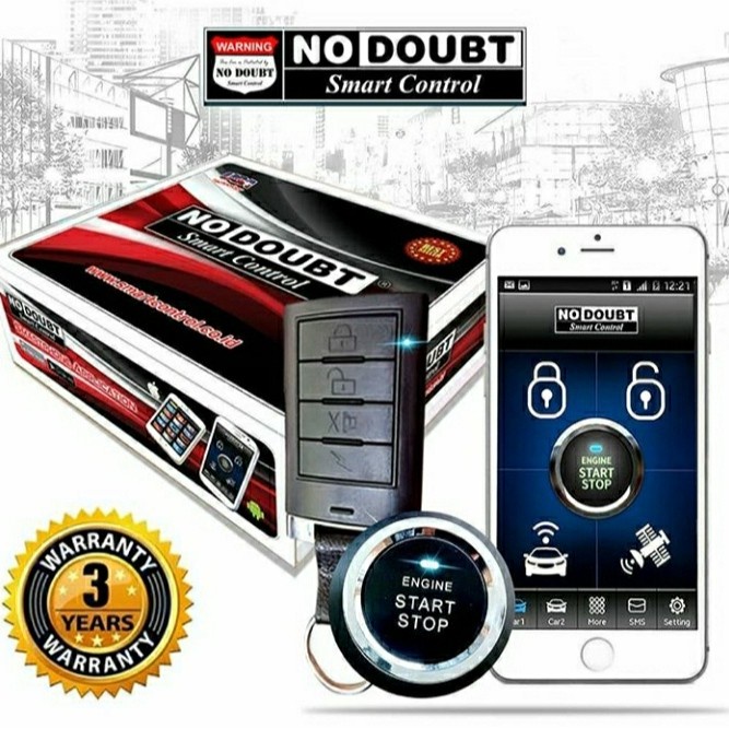 Jual No Doubt Smart Control Pro / Alarm mobil pake handphone | Shopee ...