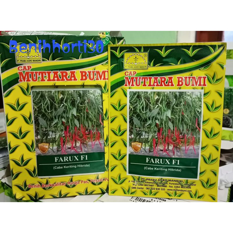 Jual Benih Cabe Merah Keriting Farux f1 isi 10 gram | Shopee Indonesia