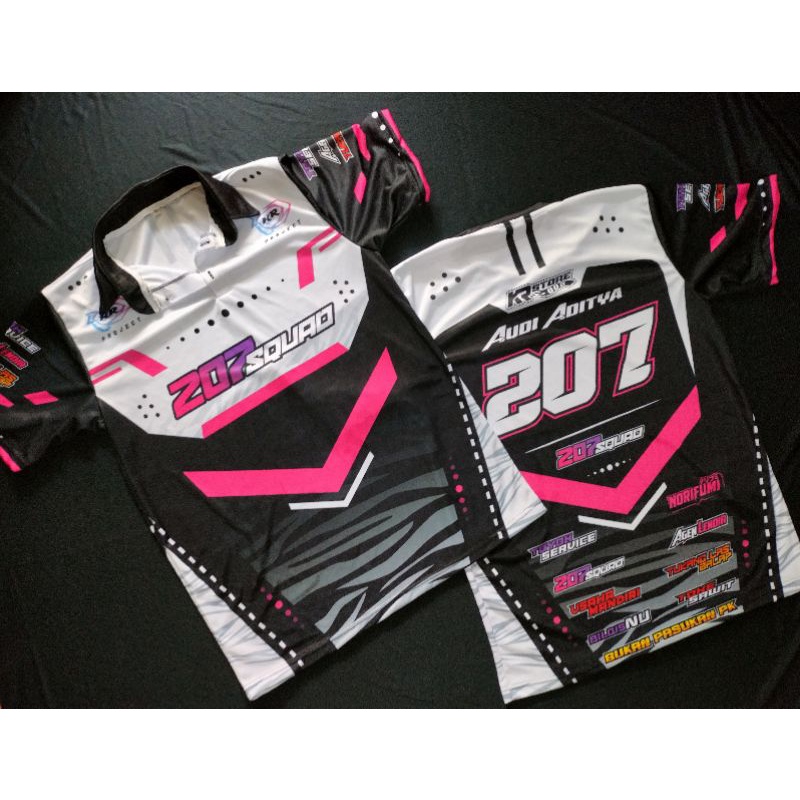 Jual Baju Kaos Jersey Racing Custom Nama Full Printing Satuan | Shopee ...