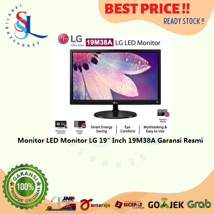 Jual LED Monitor LG 19" Inch 19M38A Garansi Resmi - LG 19M38 | Shopee ...