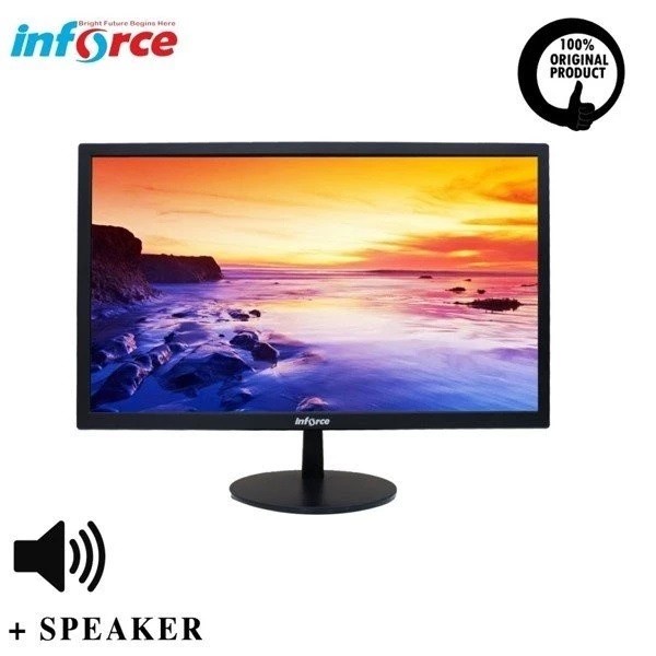 Jual MONITOR INFORCE 22 INCH 2200AT VGA + HDMI + SPEAKER LED | Shopee ...