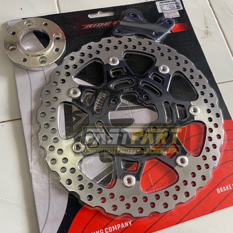 Jual Piringan cakram Ride it pnp rxking Jupiter Z, fiz r Model D-TRACKER 300MM | piringan model ...
