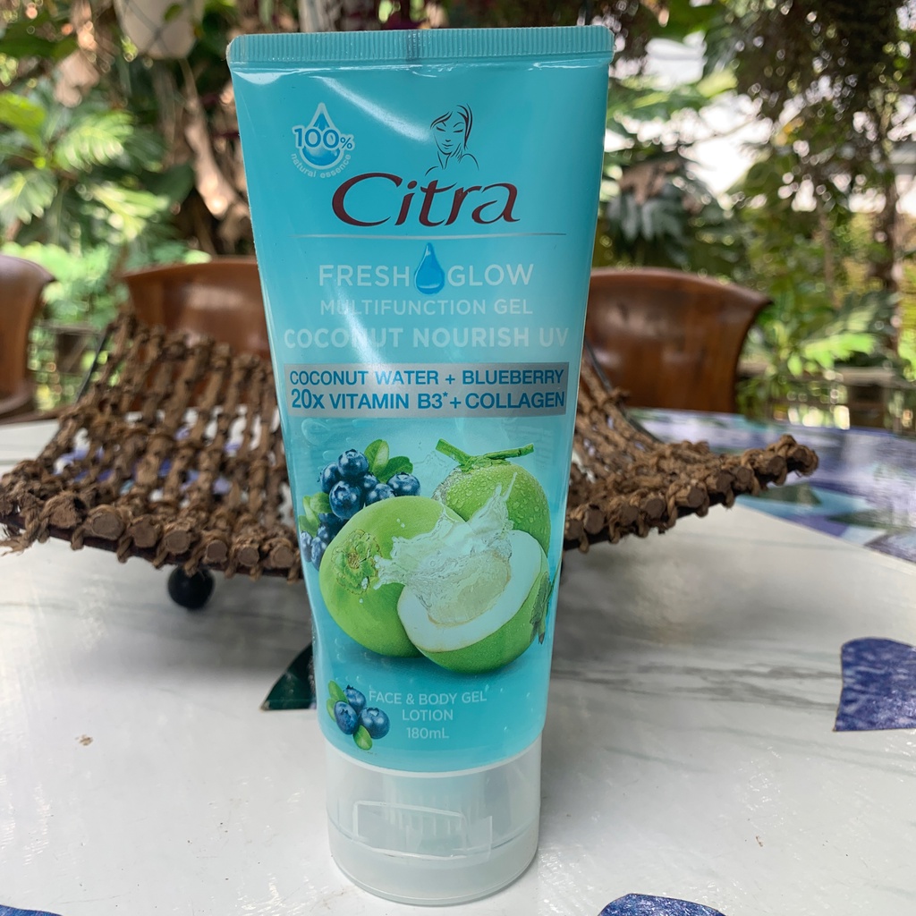 Jual Citra Fresh Glow Multifunction Gel Coconut Nourish UV 180 ml ...