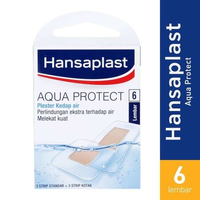 Jual Hansaplast plester luka tahan air Transparan isi 10 / aqua protect isi 6 | Shopee Indonesia