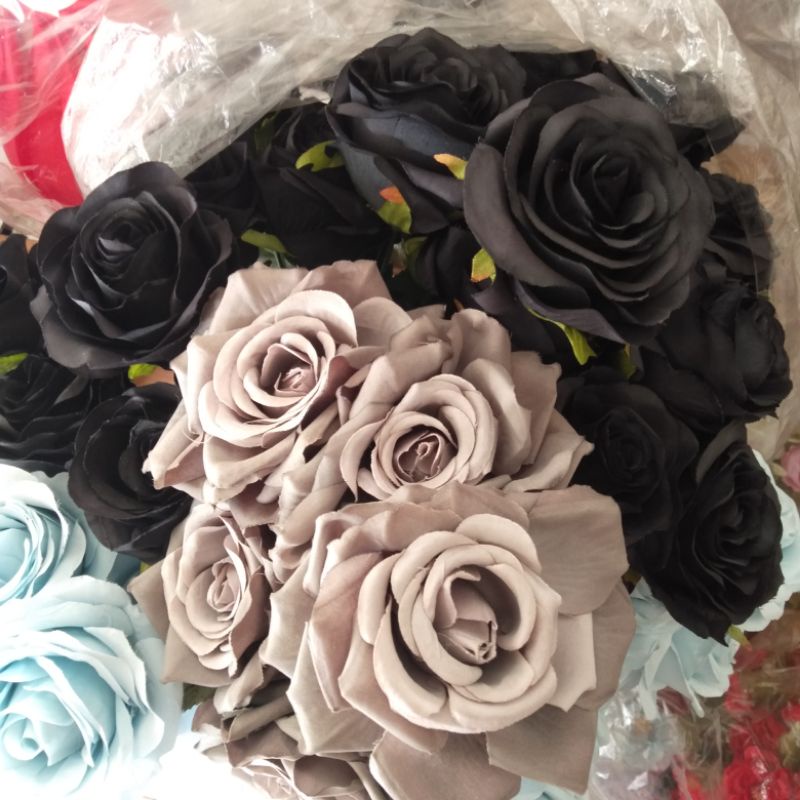 Jual bunga mawar artificial premium, harga per tangkai | Shopee Indonesia