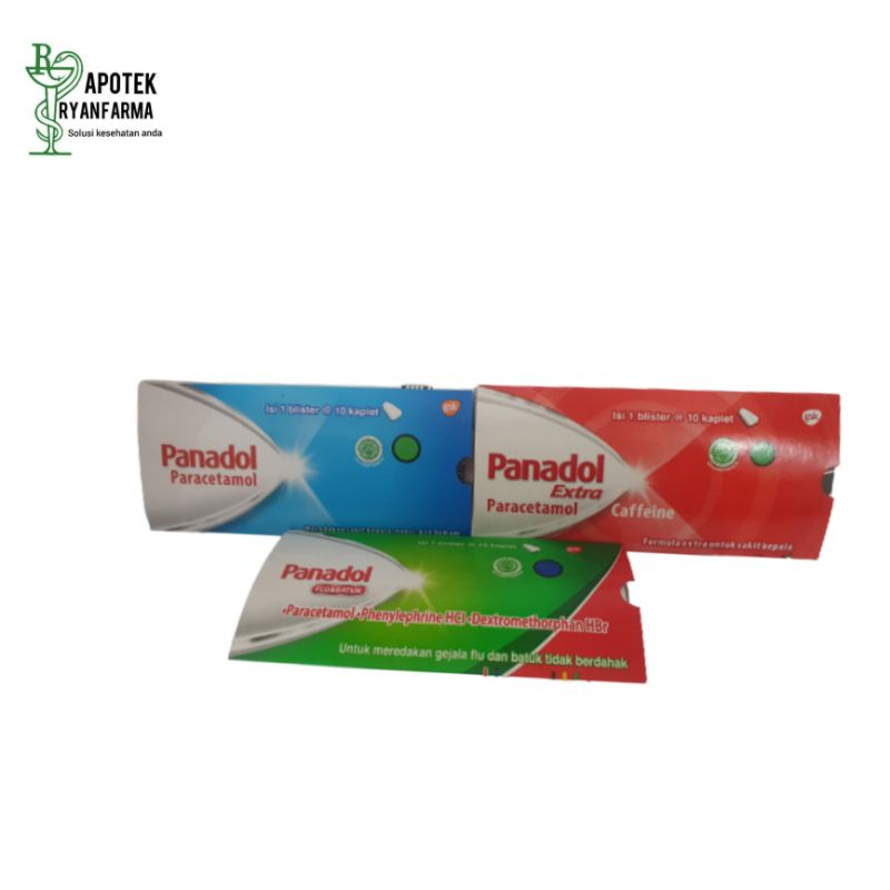 Jual Panadol 10 kaplet / panadol paracetamol / panadol hijah batuk ...