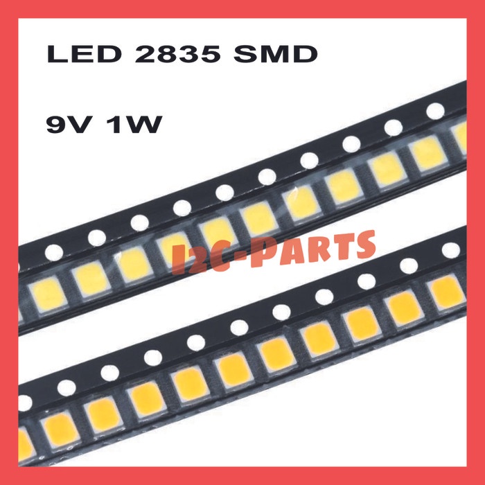 Jual LED 2835 9V 1W Ultra Bright SMD 105-110LM light emitting diode ...