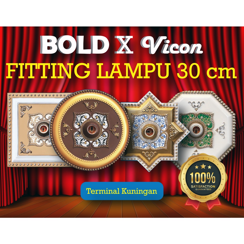 Jual VICON FITTING LAMPU // VICON FITTING LAMPU ORNAMEN // VICON ...
