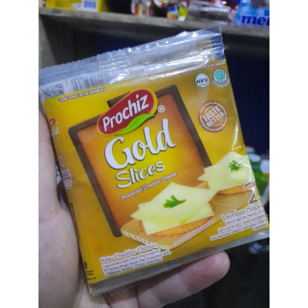 Jual PROCHIZ GOLD SLICE ISI 10PCS | Shopee Indonesia