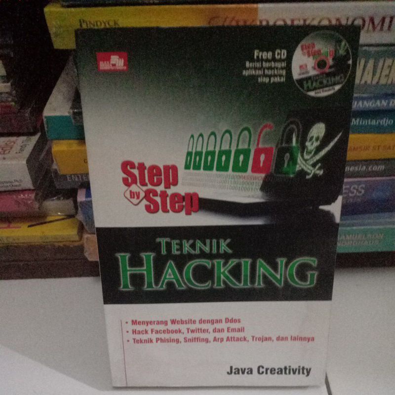 Jual BUKU STEP BY STEP TEKNIK HACKING | Shopee Indonesia