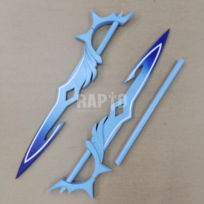 Jual Tartaglia / Childe Dual Dagger & Spear Genshin Impact Cosplay Prop ...