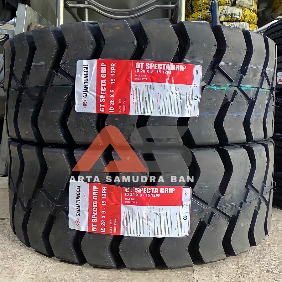 Jual Ban Forklift Hidup Gajah Tunggal GT Specta Grip 28 X 9 - 15 , 28X9-15 12PR | Shopee Indonesia