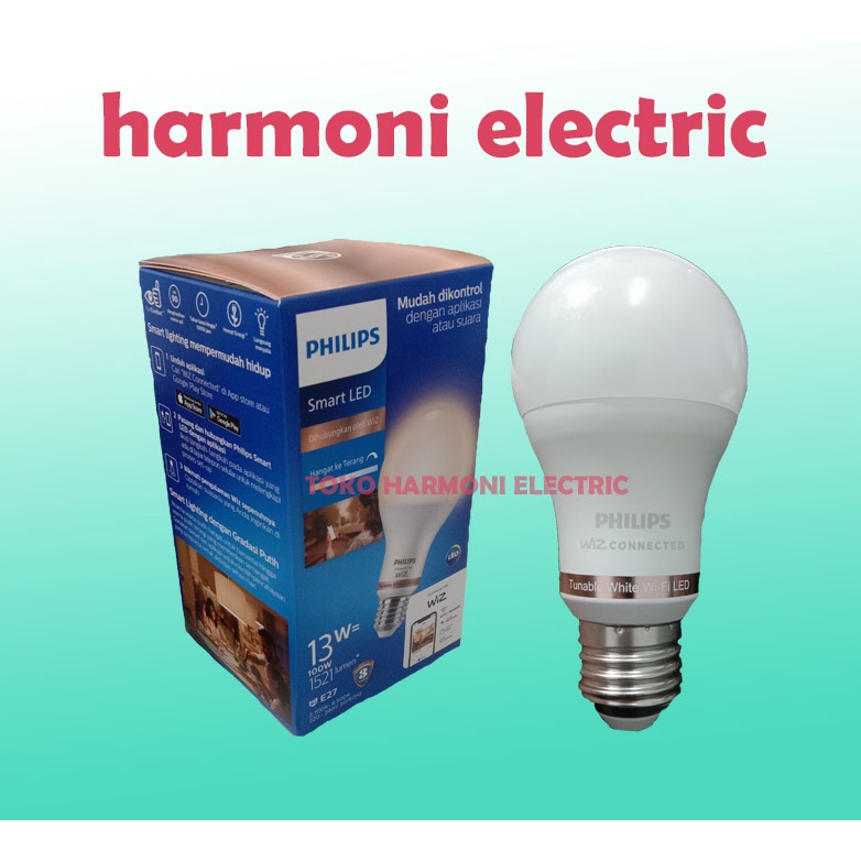 Jual Philips Lampu Smart WiFi LED 13W With Bluetooth - Tunable White | Shopee Indonesia
