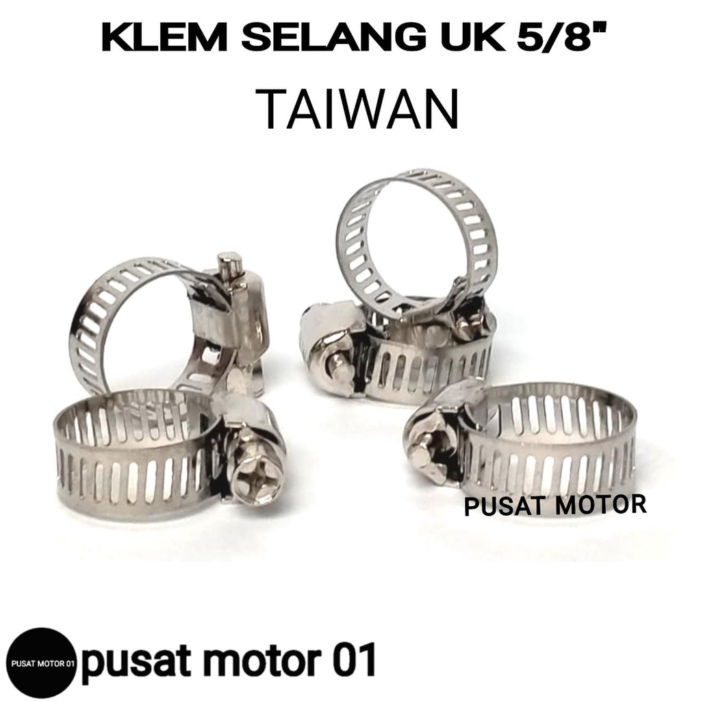 Jual Klem Selang Kompressor Klem Kompresor Klem Selang 1/4 - 5/8 Taiwan | Shopee Indonesia