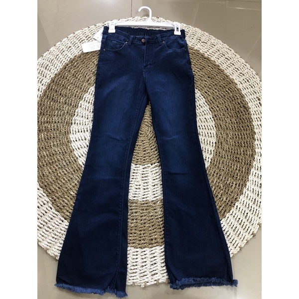 Jual CELANA JEANS CUT CRAY BIRU | Shopee Indonesia