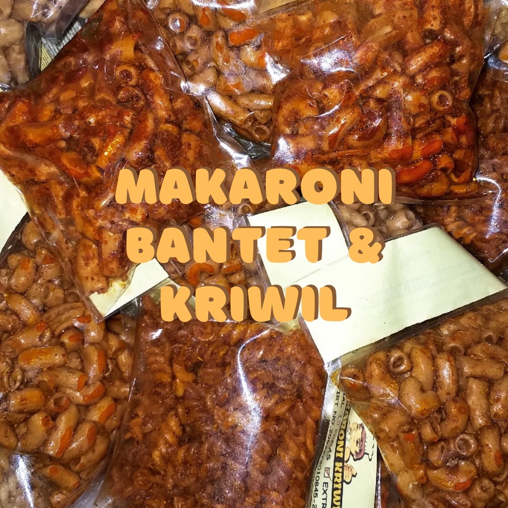 Jual MAKARONI BANTET & KRIWIL/URIL ORIGINAL KHAS TASIKMALAYA 70GR ...