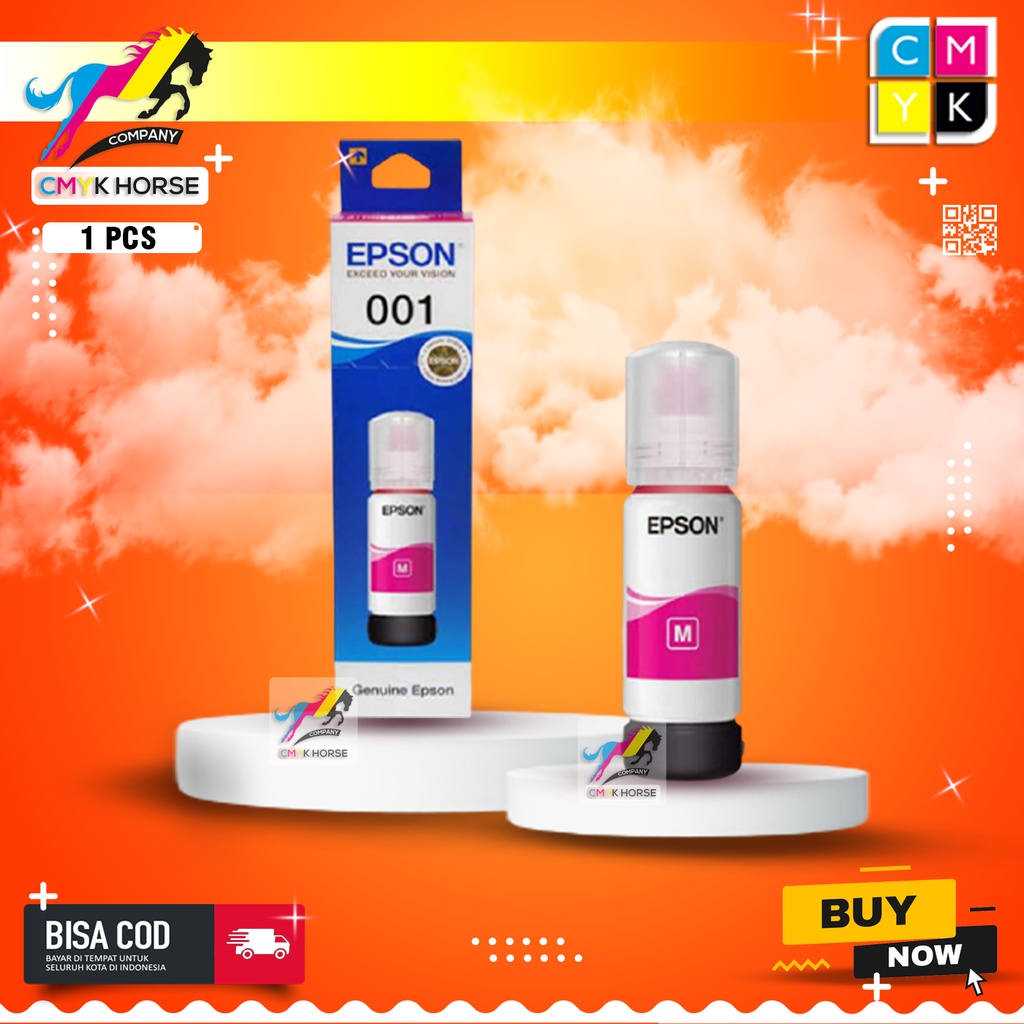 Jual TINTA PRINTER EPSON 001 MAGENTA SERIES L4150 L4160 L6160 L6170 ...