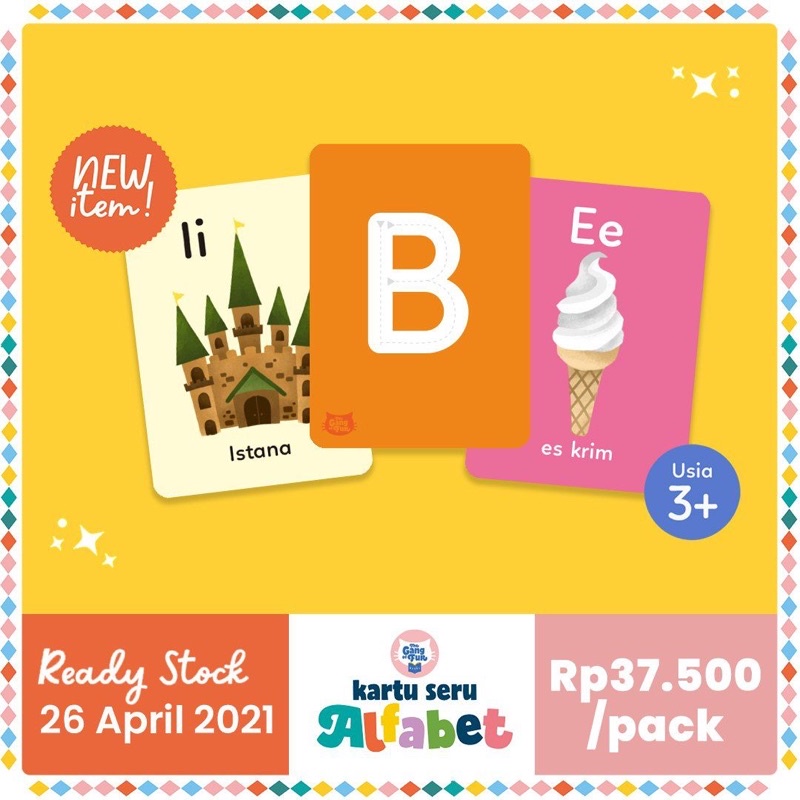 Jual Flashcard Alfabet Flashcard bayi huruf abc | Shopee Indonesia