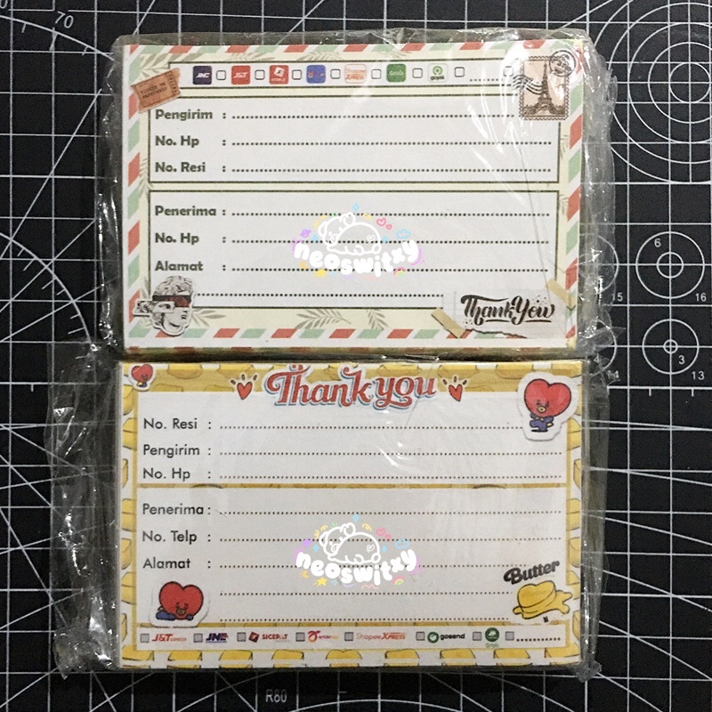 Jual [READY] Sticker alamat pengiriman label olshop isi 100 lembar ...