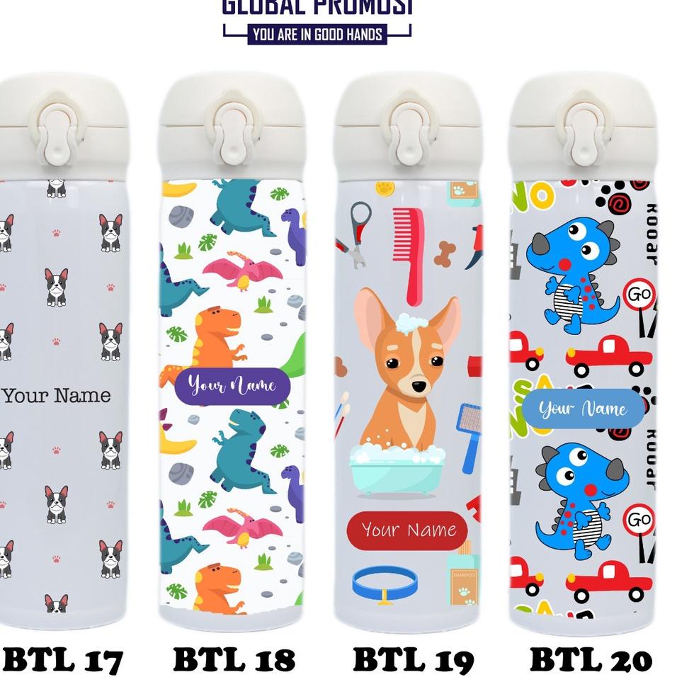 Jual Kejar Obral Botol Minum Termos Anak Gambar Binatang / Animal Tahan ...