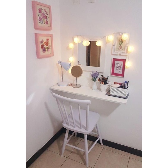 Jual MEJA LIPAT DINDING 60 X 30 SATU SET / MEJA KOMPUTER / MEJA BELAJAR ...