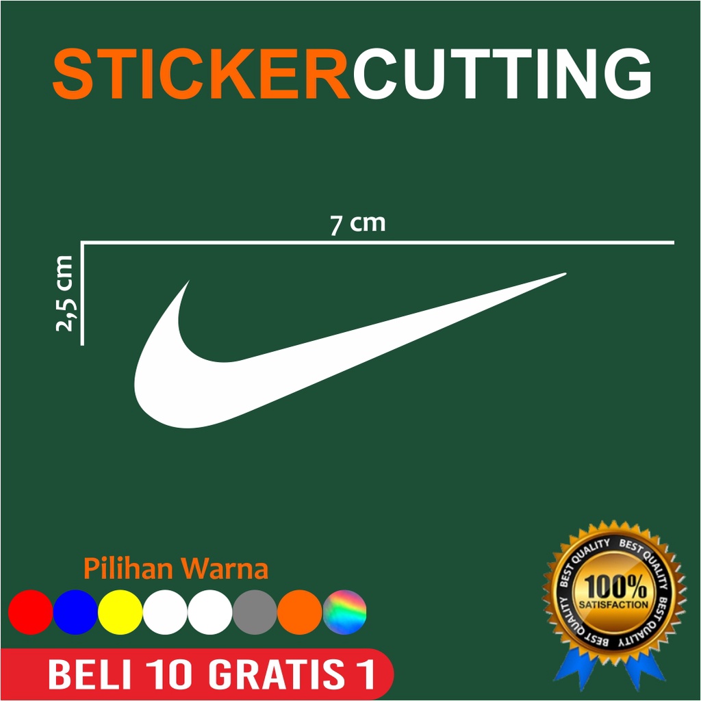 Jual STICKER STIKER CUTTING LOGO NIKE | Shopee Indonesia